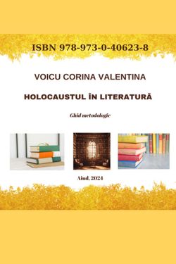 Book Creator | HOLOCAUSTUL ÎN LITERATURĂ ISBN 978-973-0-40623-8