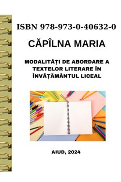 Book Creator | MODALITĂȚI DE ABORDARE A TEXTELOR LITERARE ÎN ...