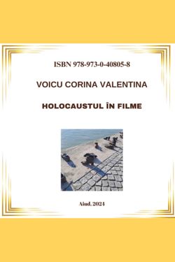 Book Creator | HOLOCAUSTUL ÎN FILME ISBN 978-973-0-40805-8