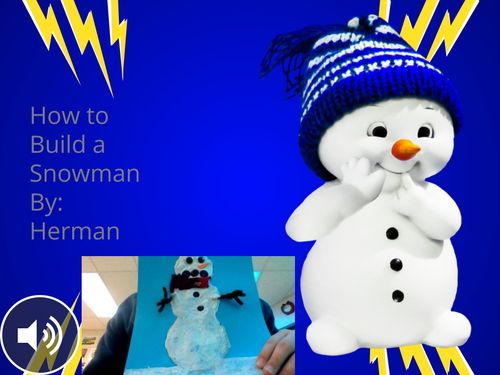 Book Creator | Snowman